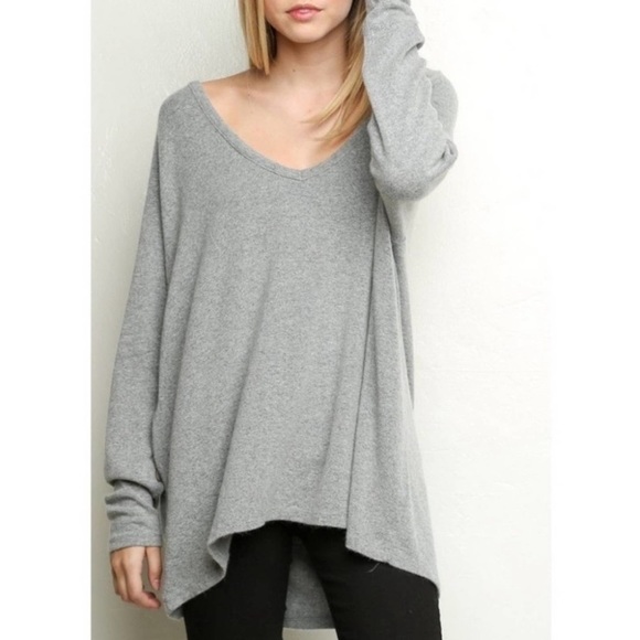 Brandy Melville | Sweaters | Brandy Melville Bobbie Lama Wool Deep V ...